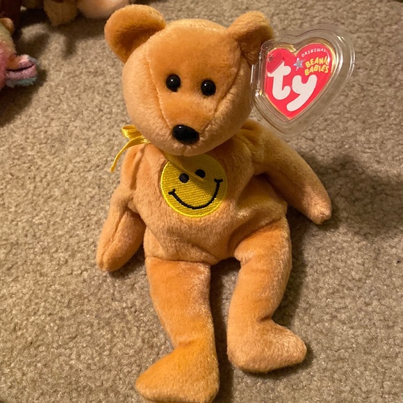 Ty | Toys | Ty Beanie Babies Baby Dimples Teddy Bear Ultra Rare Vintage ...
